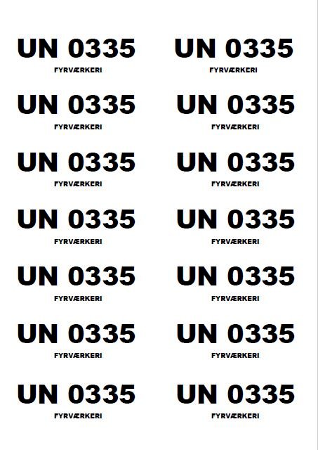 Vandfaste selvklæbende etiketter til mærkning af emballage